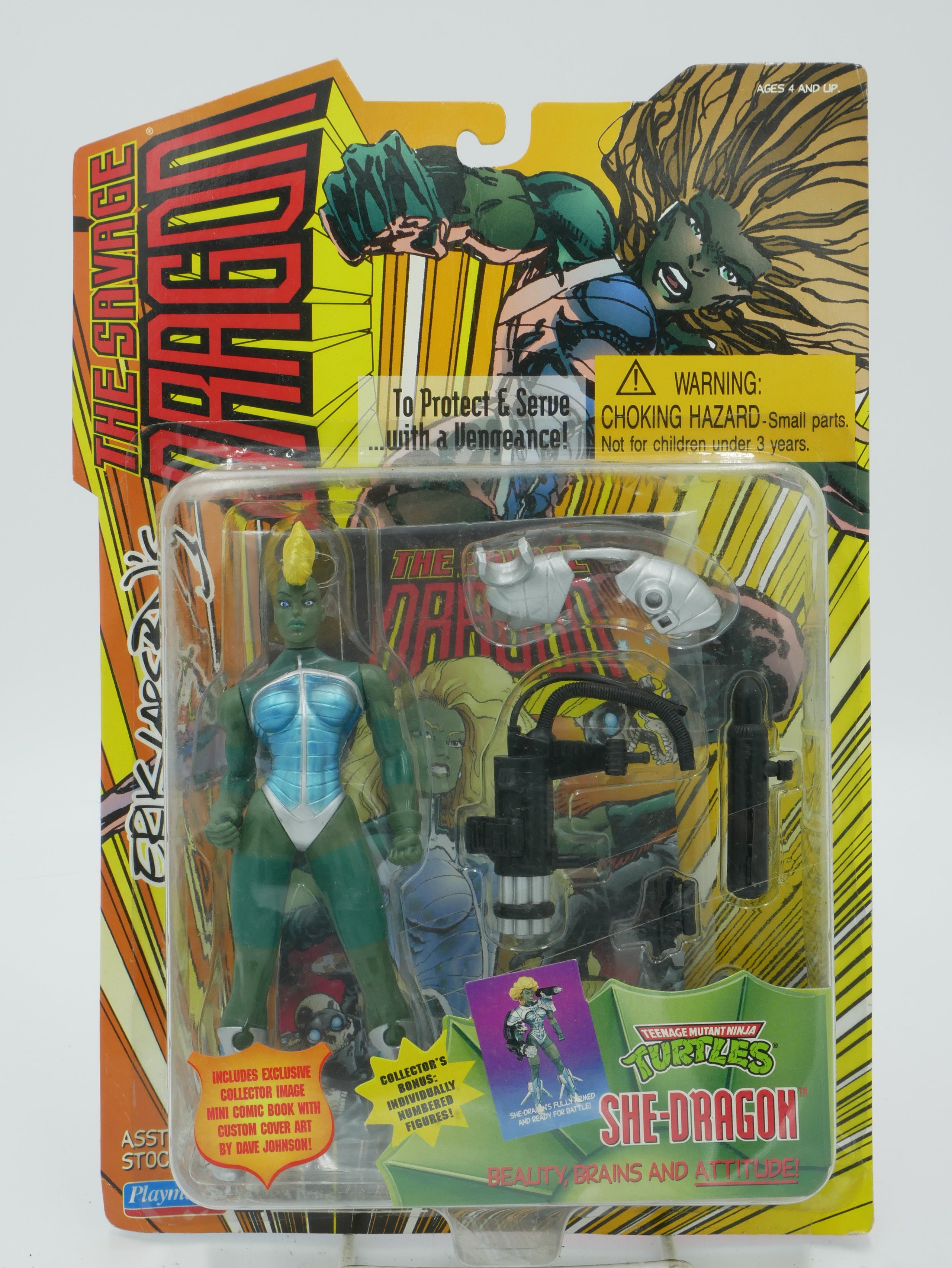 Erik Larsons The Savage Dragon TMNT Series She-Dragon (Mowhawk ...