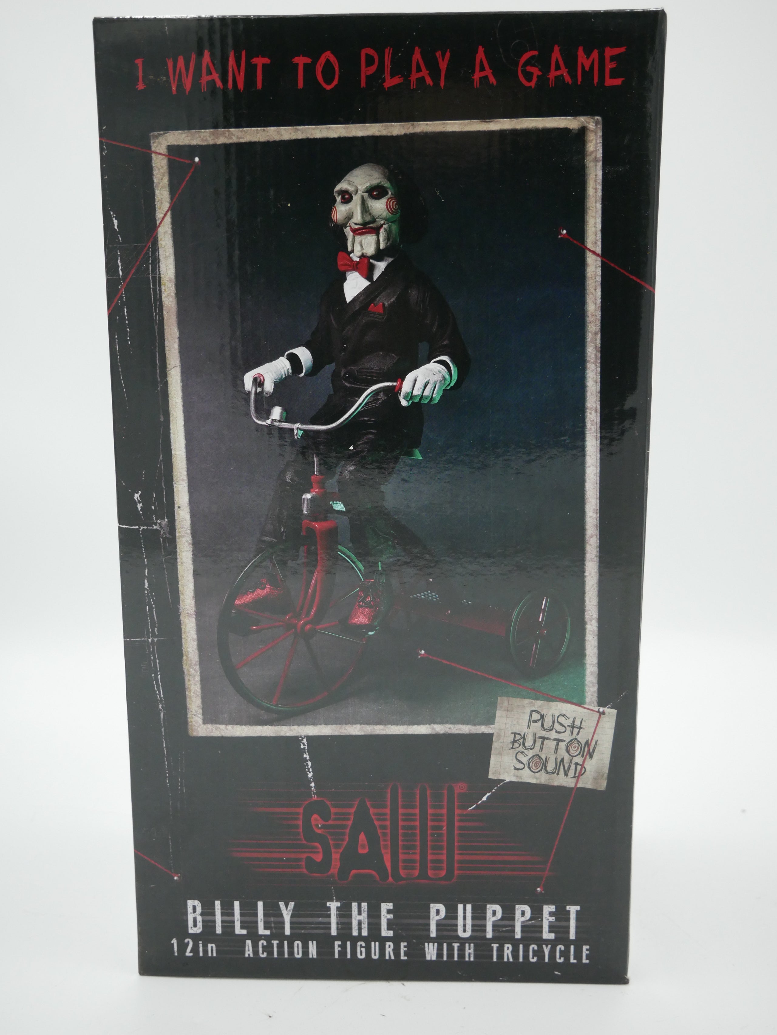 Saw 12 Inch Billy The Puppet With Tricycle - Neca | The House of Fun