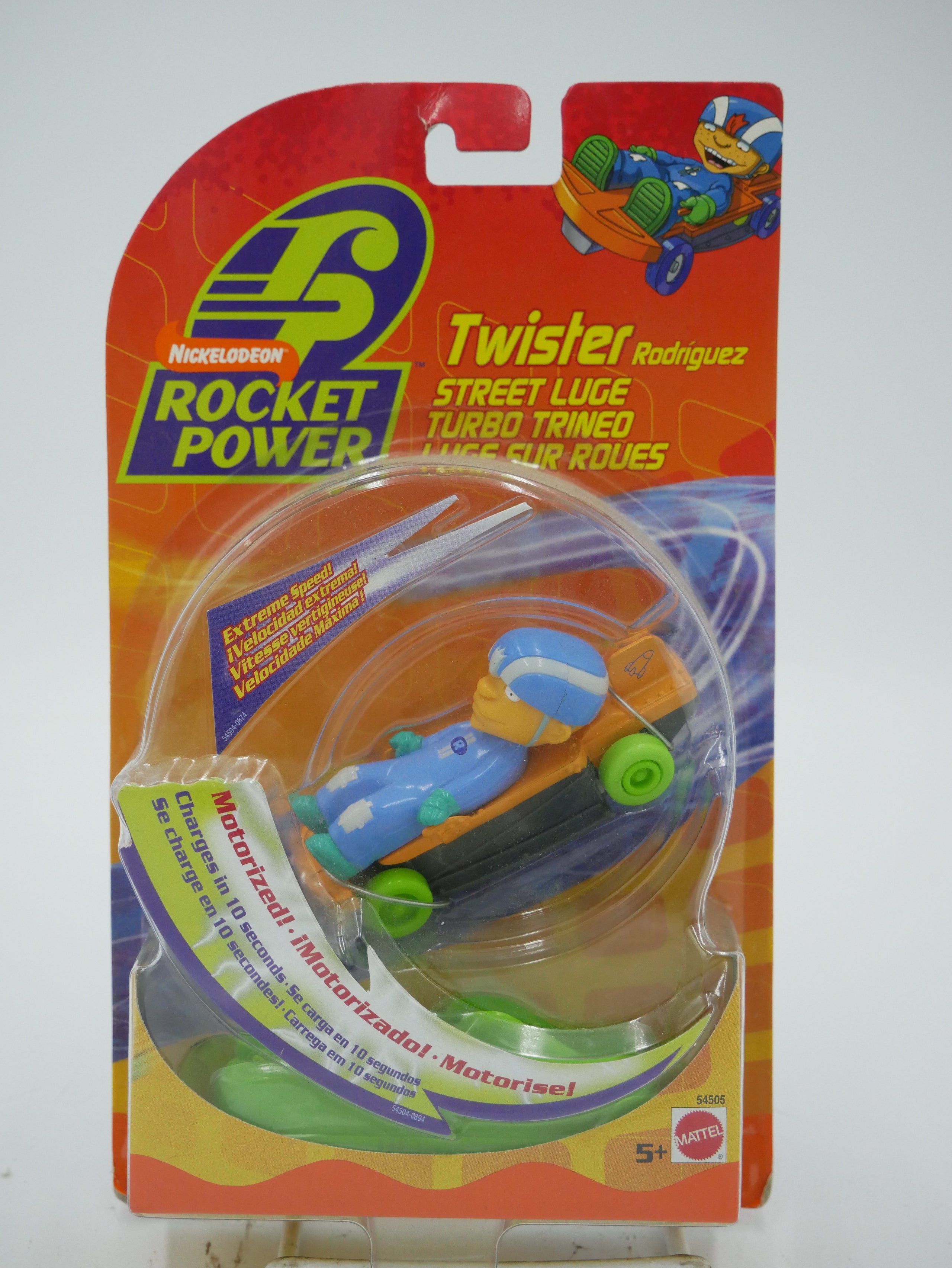 Nickelodeon Rocket Power Rev-Ups Twister Rodriguez Street Luge – Mattel ...