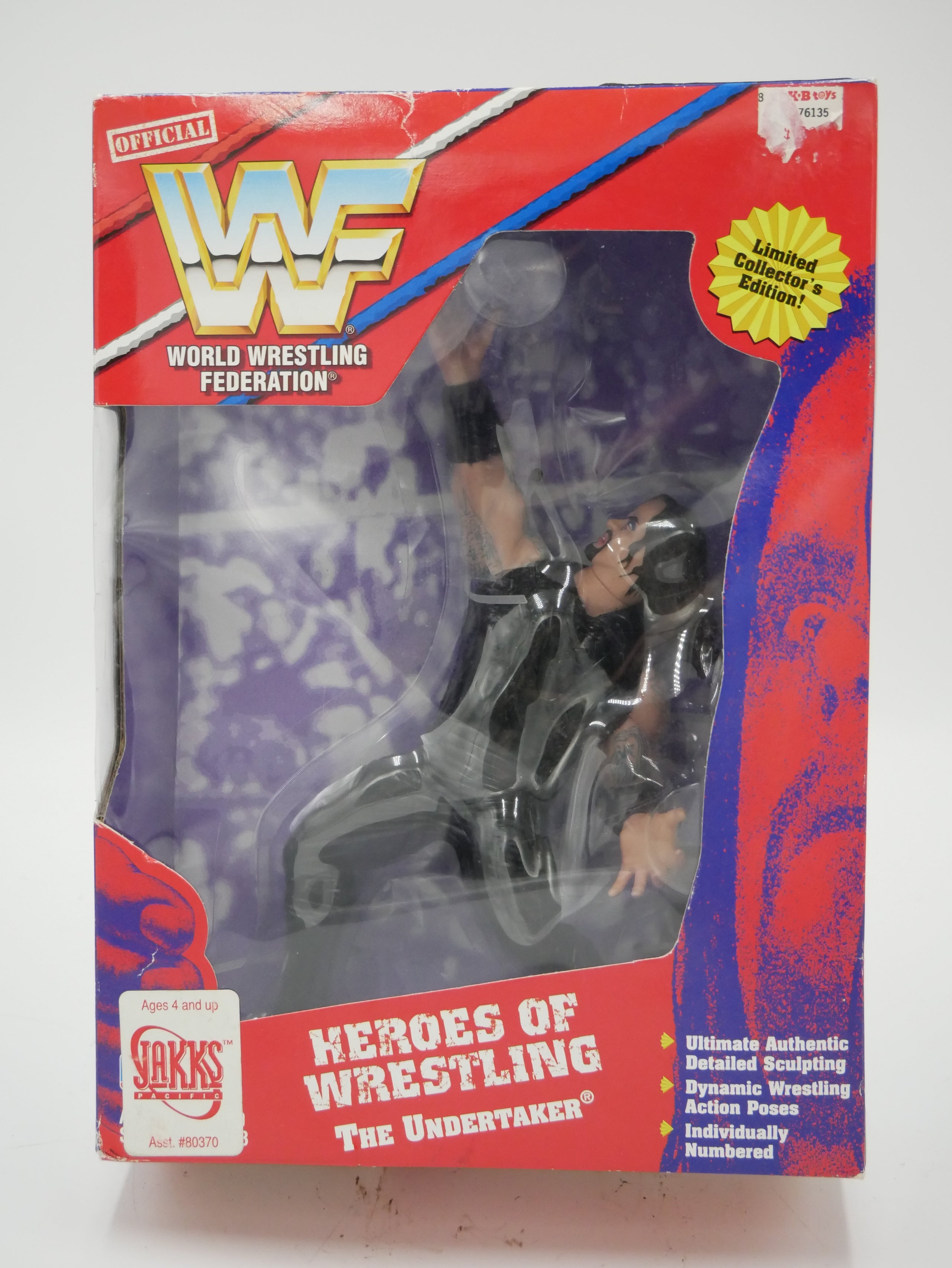 WWF Heroes Of Wrestling 9 Inch The Undertaker - Jakks | The House of Fun