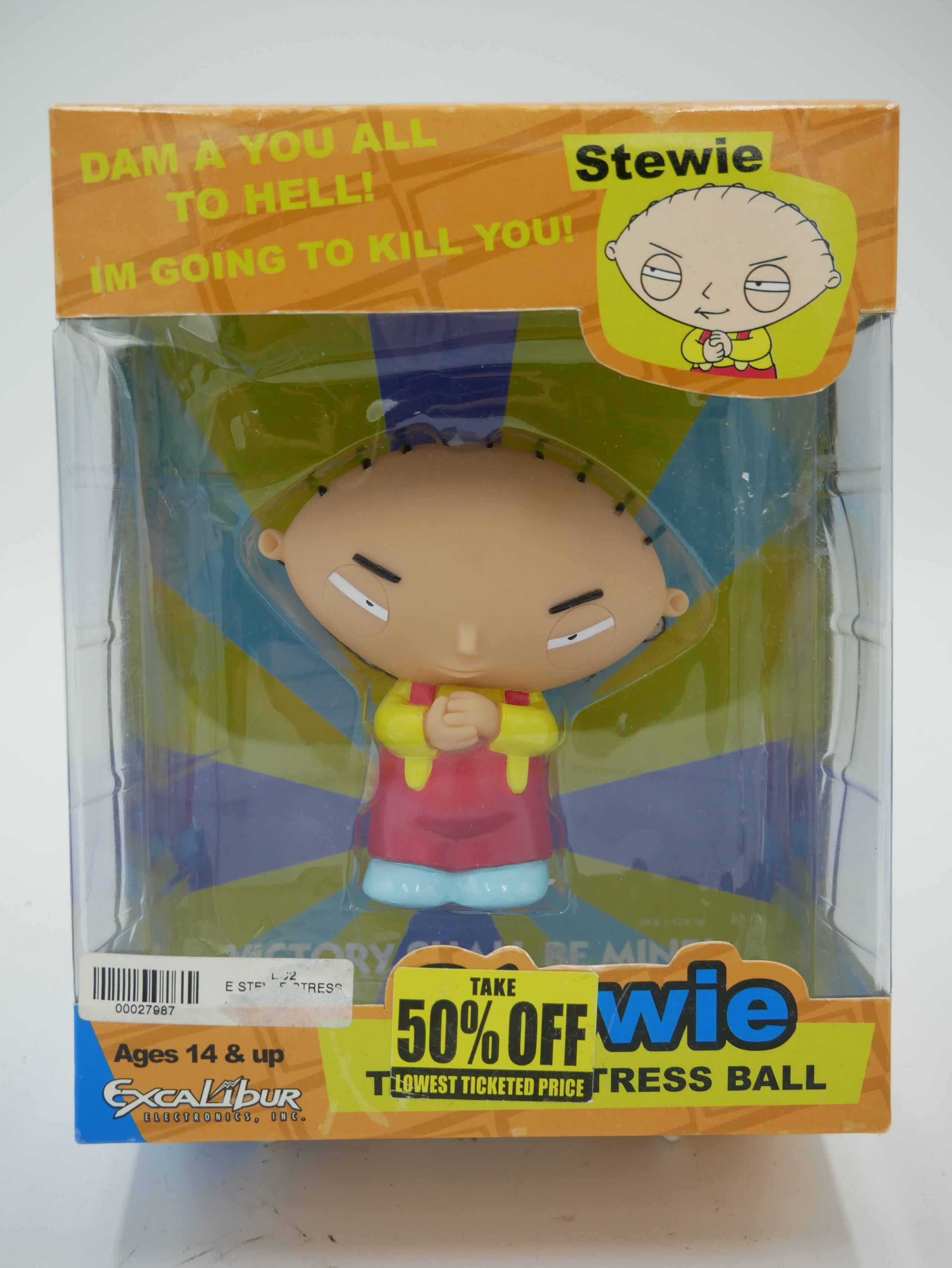 Family Guy Stewie Talking Stress Ball – Excalibur | The House of Fun