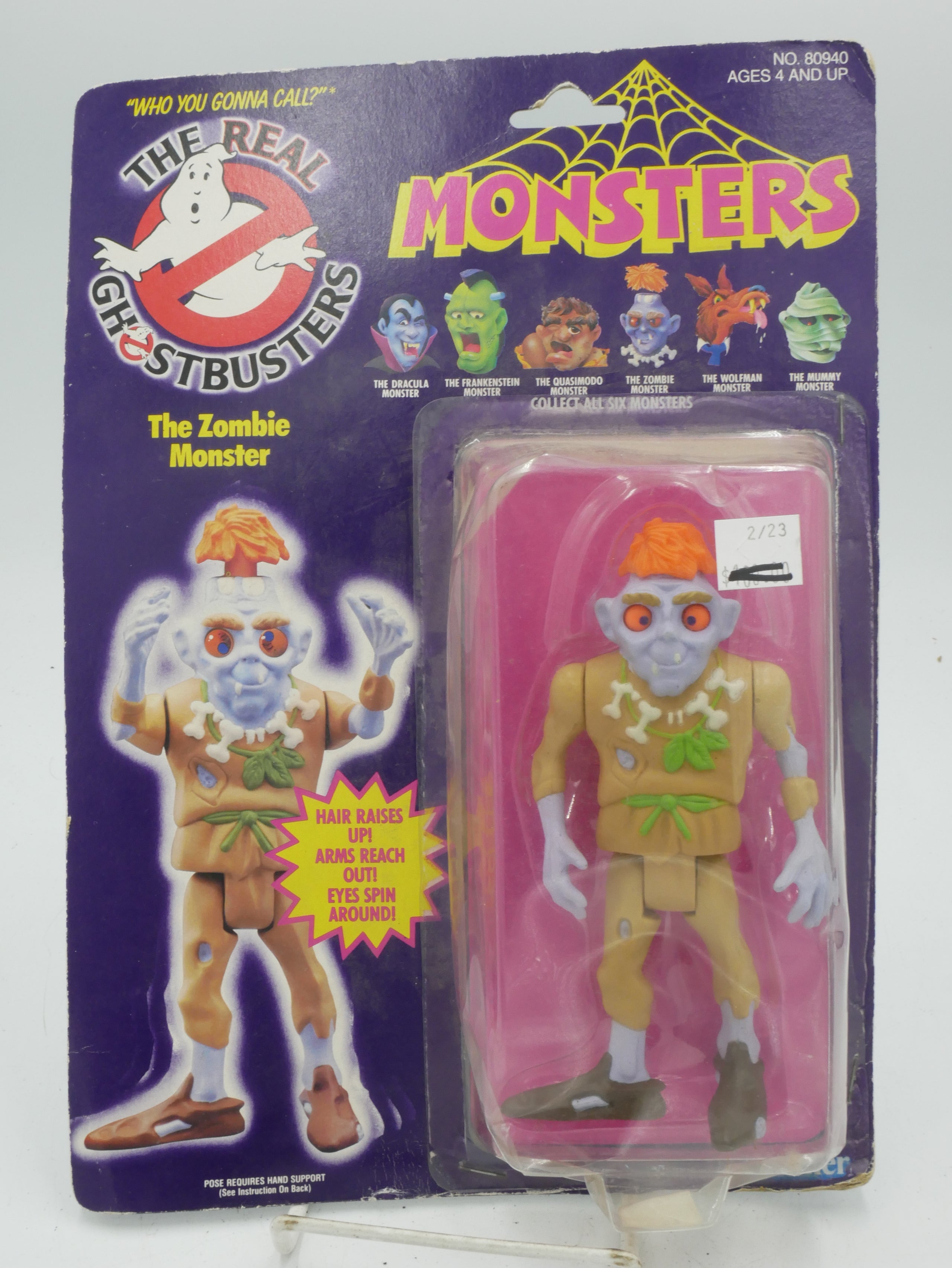 Vintage The Real Ghostbusters Monsters The Zombie Monster – Kenner ...